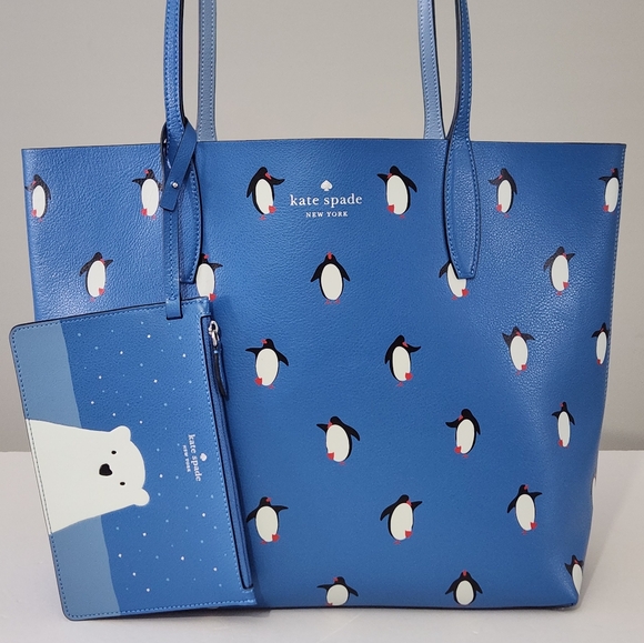 kate spade | Bags | Kate Spade New York Arctic Friends Penguin Polar ...